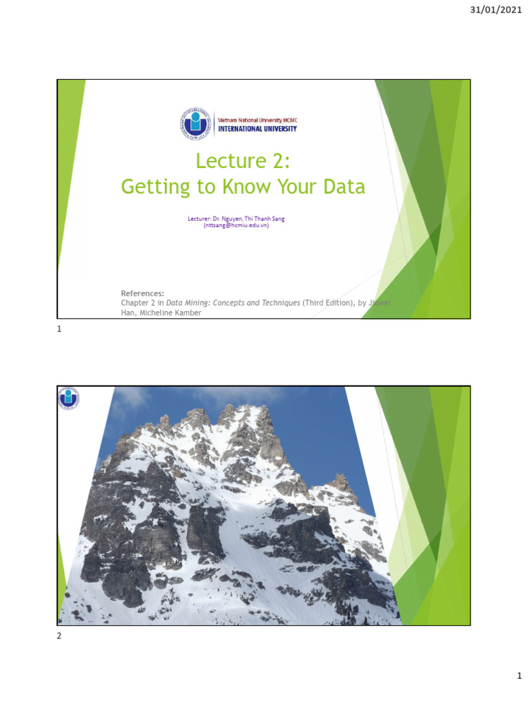 Lec 2 | PDF | Mathematics | Statistics