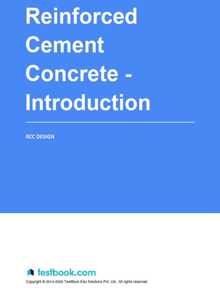 Reinforced Cement Concrete - Introduction - Study Notes | PDF | Young's ...