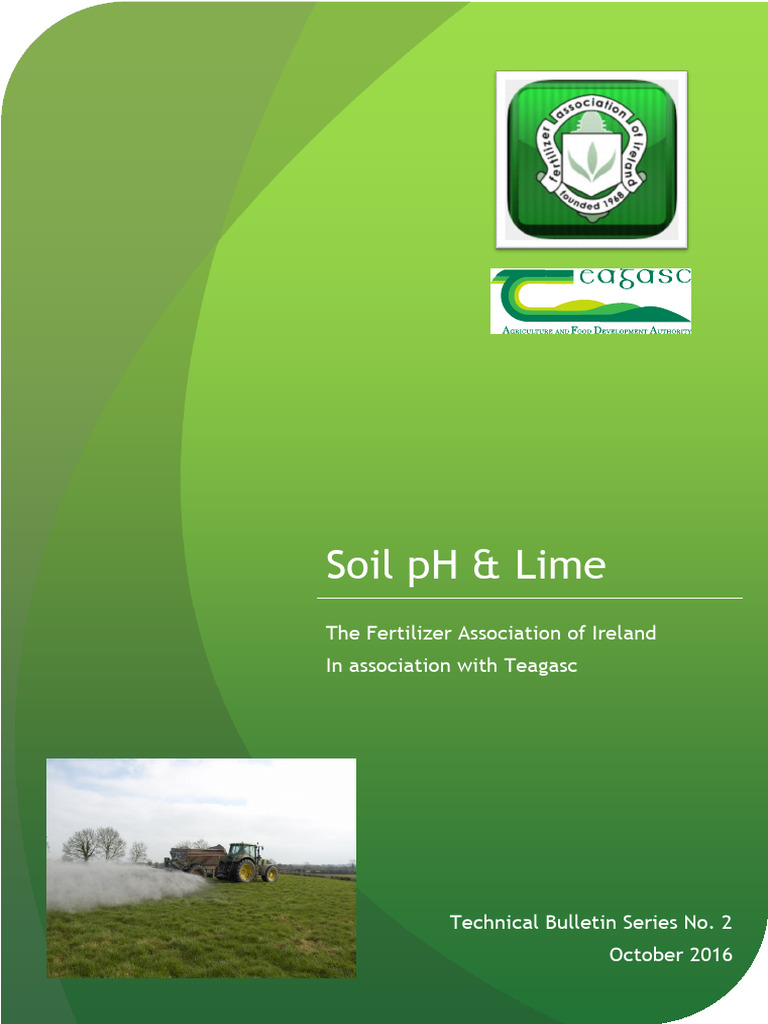 Fert Assoc Tech Bulletin No. 2 Lime | PDF | Soil | Ph