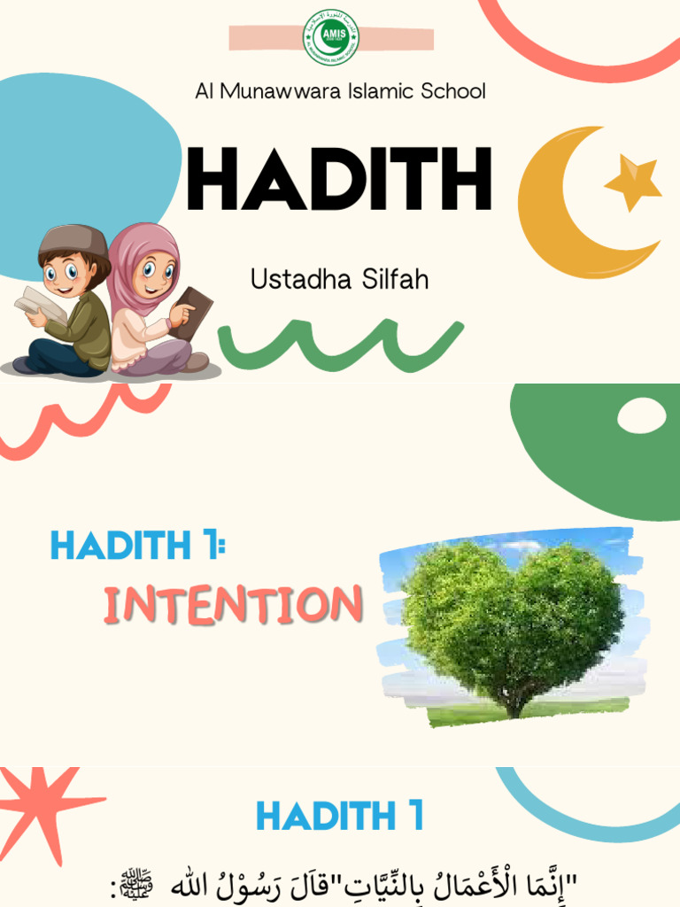 Hadith 1 Lesson 1 - Intention | PDF