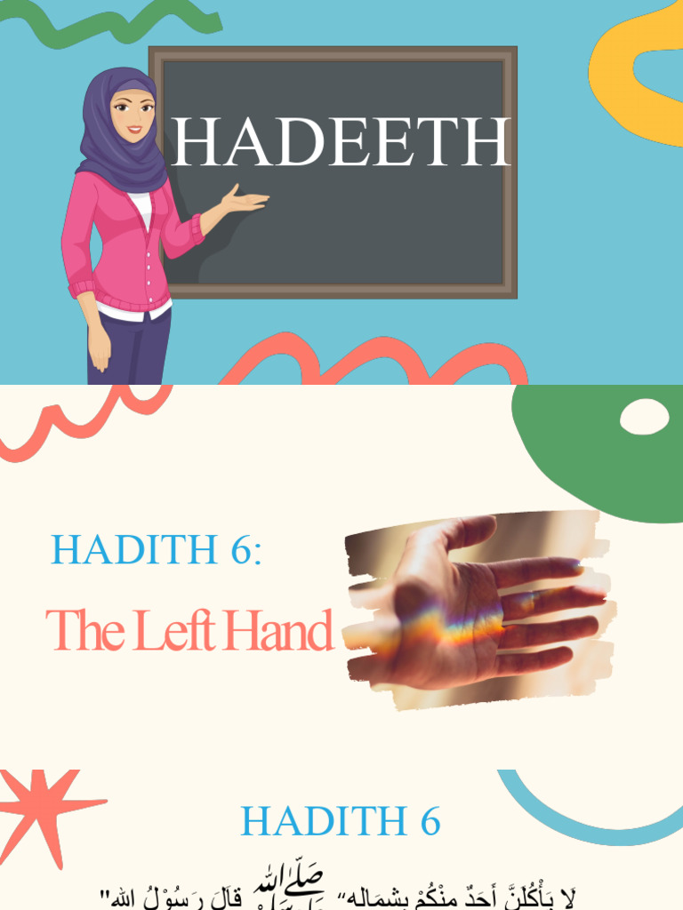 Hadith 6 - The Left Hand | PDF