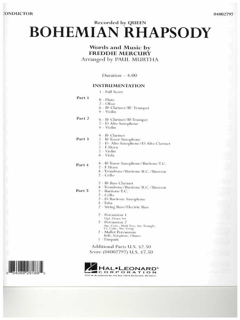 Bohemia Rapsodia | PDF