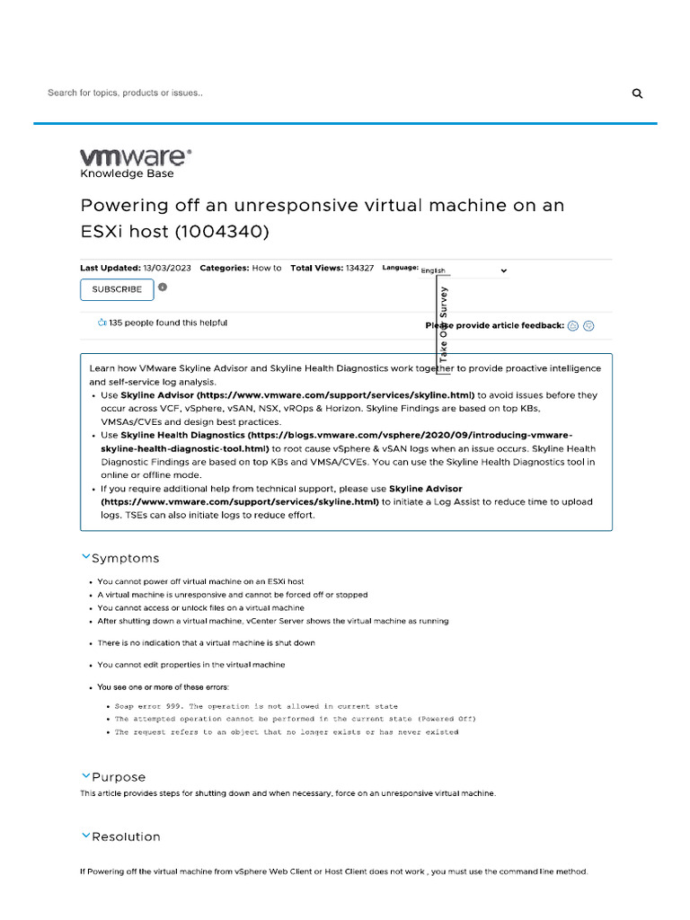 KILL VMs PROCESS | PDF