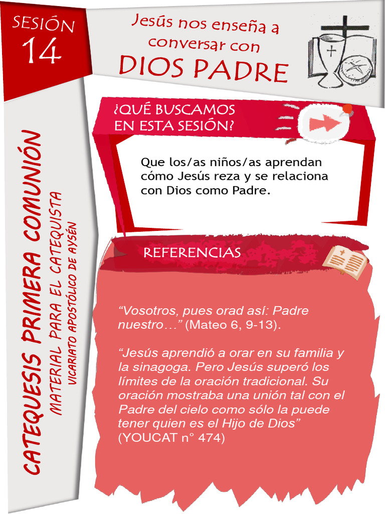 Ficha 14 - Jesús Nos Enseña A Conversar Con Dios Padre | PDF | orador ...