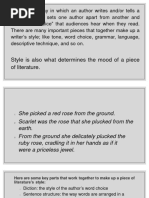 60 Words to Describe Writing Styles | PDF | Writing | Human Communication