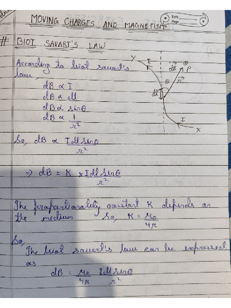 Moving Charges and Magnetism | PDF