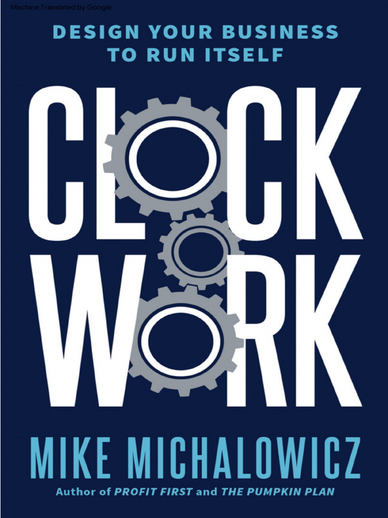 CLOCKWORK-cap.1-2 (Traducido) | PDF | Libros | Iniciativa empresarial