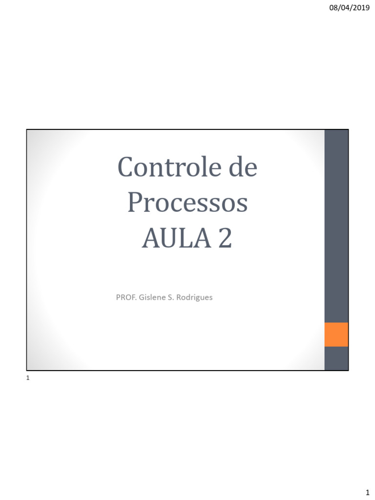 Controle de Processos Industriais: Fundamentos | PDF | Instrumentação ...
