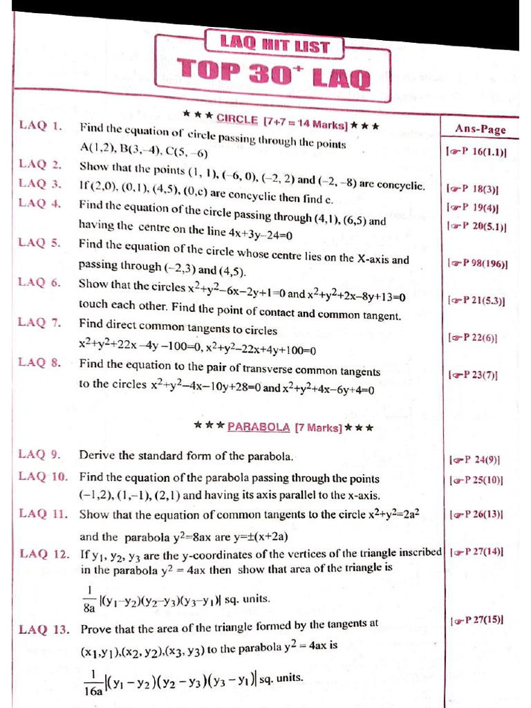 Maths 2B Important Questions | PDF