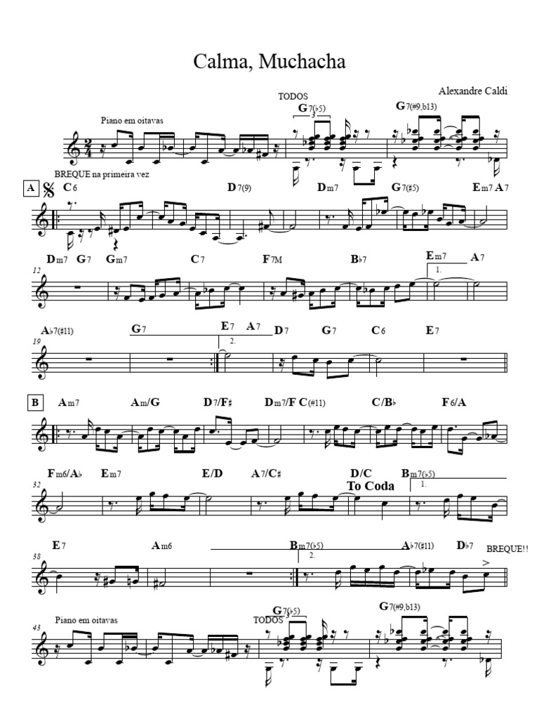 Calma, Muchacha | PDF