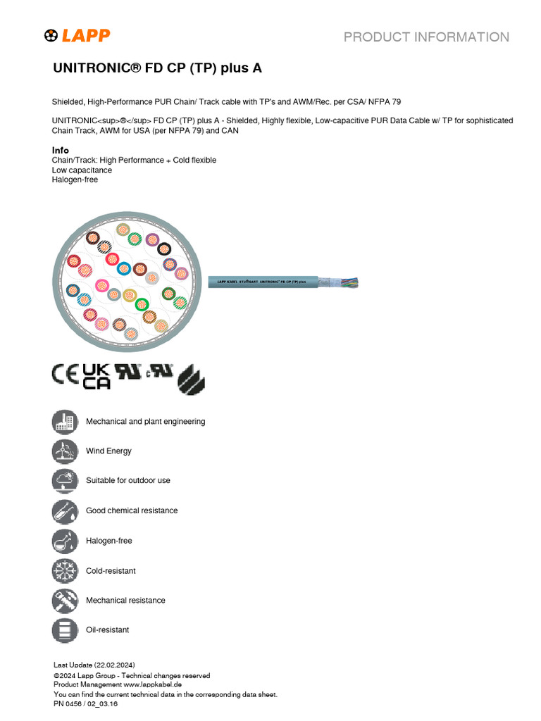 Lapp Pro531870engb | PDF | Electronic Engineering | Electrical Components
