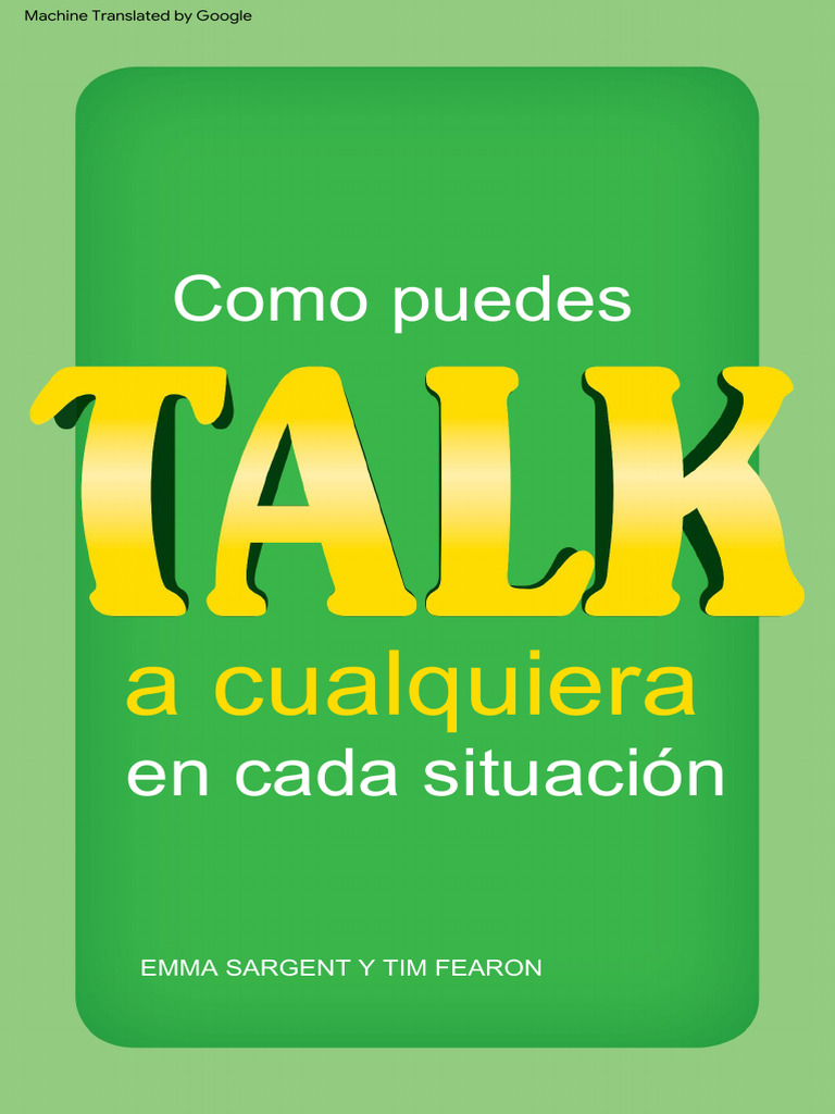 Como Hablar Con Cualquier Persona en Cualquier Situacion (Emma Sargent ...
