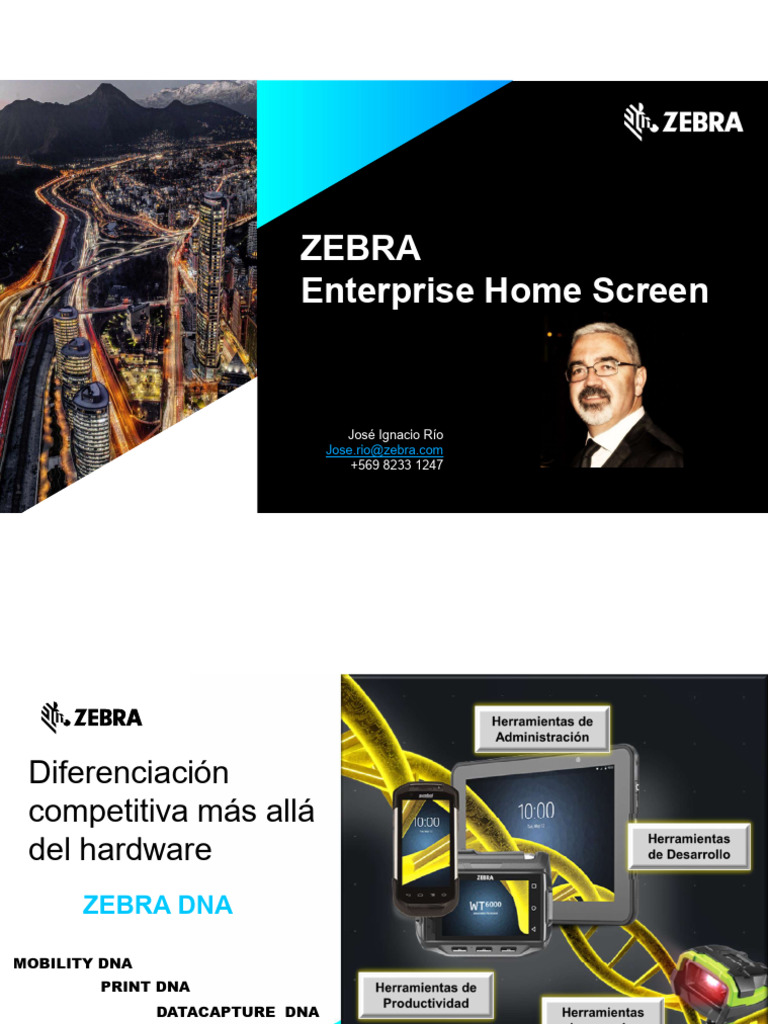 Configuración de Zebra Enterprise Home Screen | PDF | Android (sistema ...