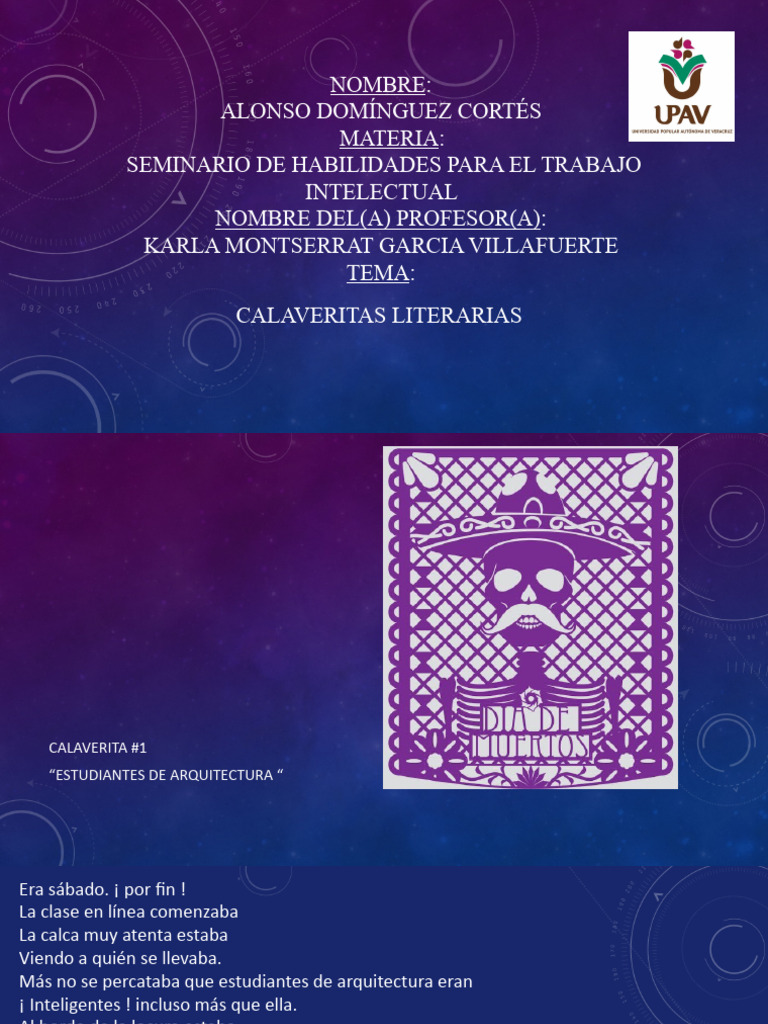 calaveras literarias | PDF