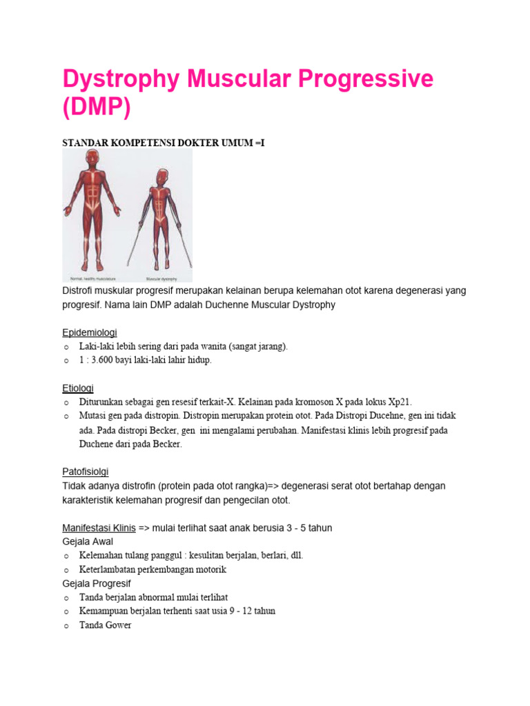 Dystrophy Muscular Progressive | PDF