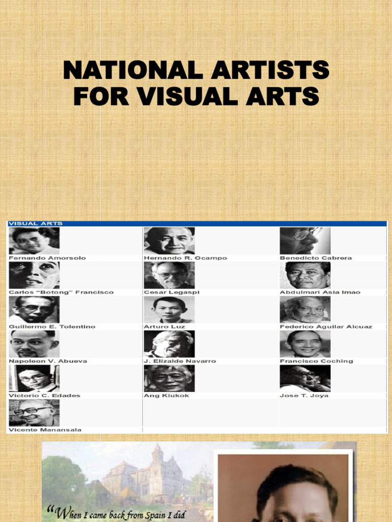 NATIONAL ARTISTS FOR VISUAL ARTS | PDF | Philippines