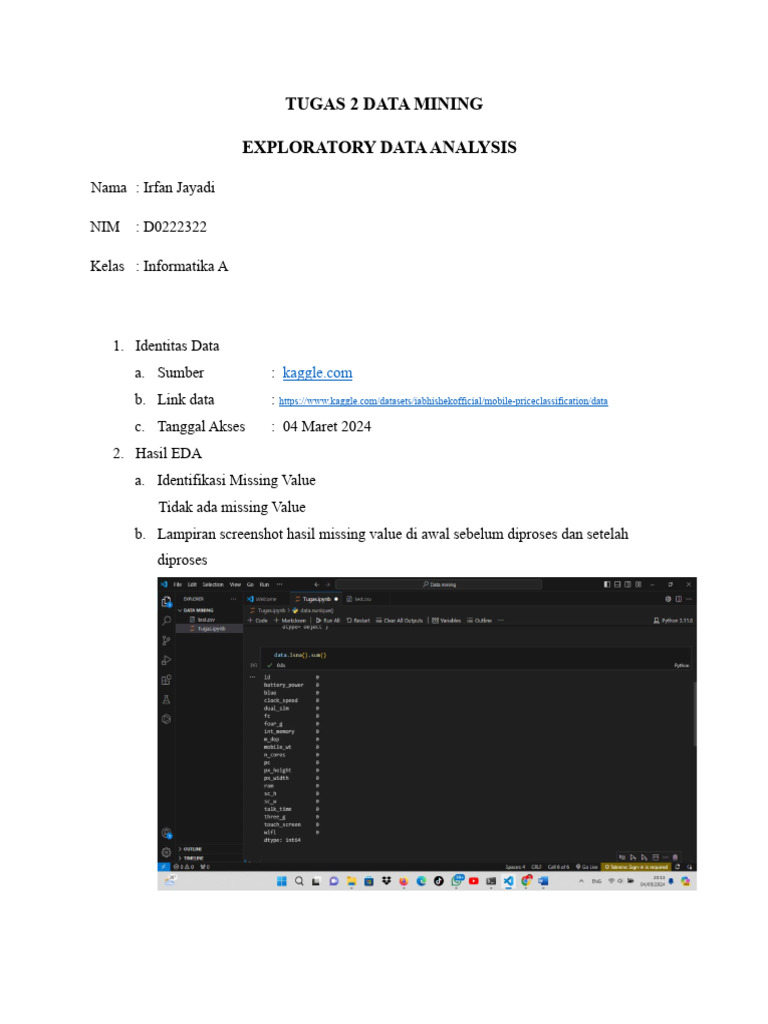 Tugas 2 Data Mining Pdf