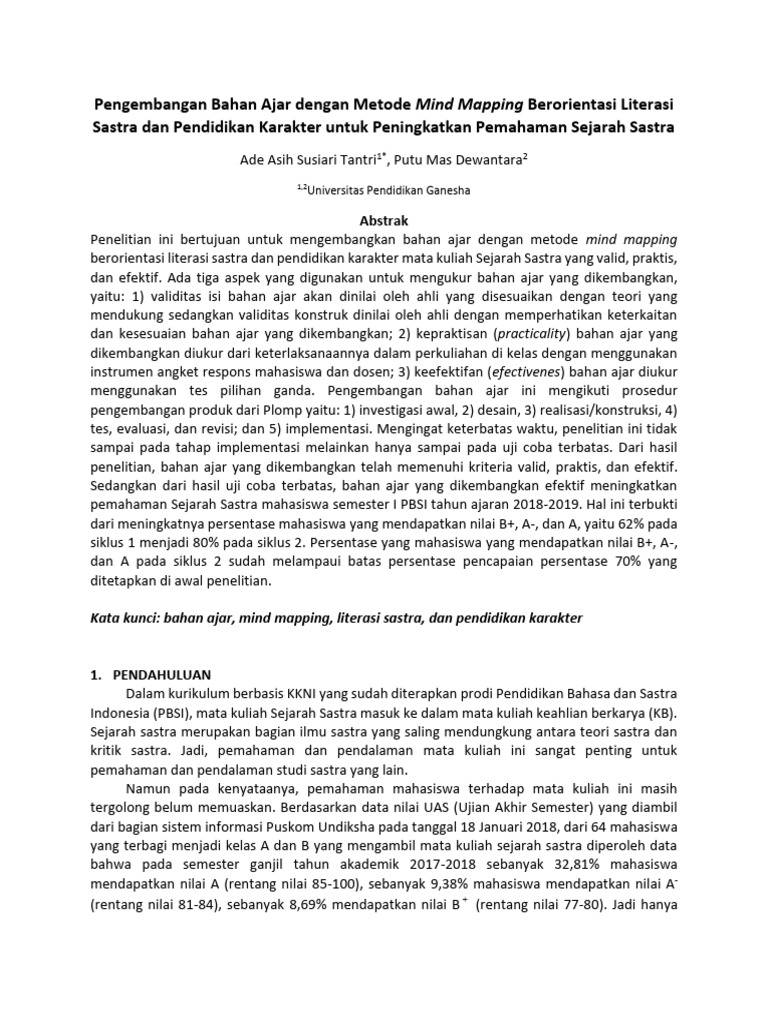 Contoh Artikel | PDF