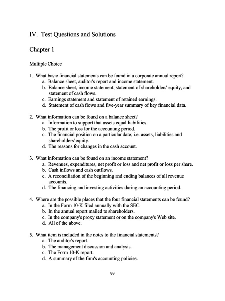 Im MCQ | PDF | Income Statement | Balance Sheet