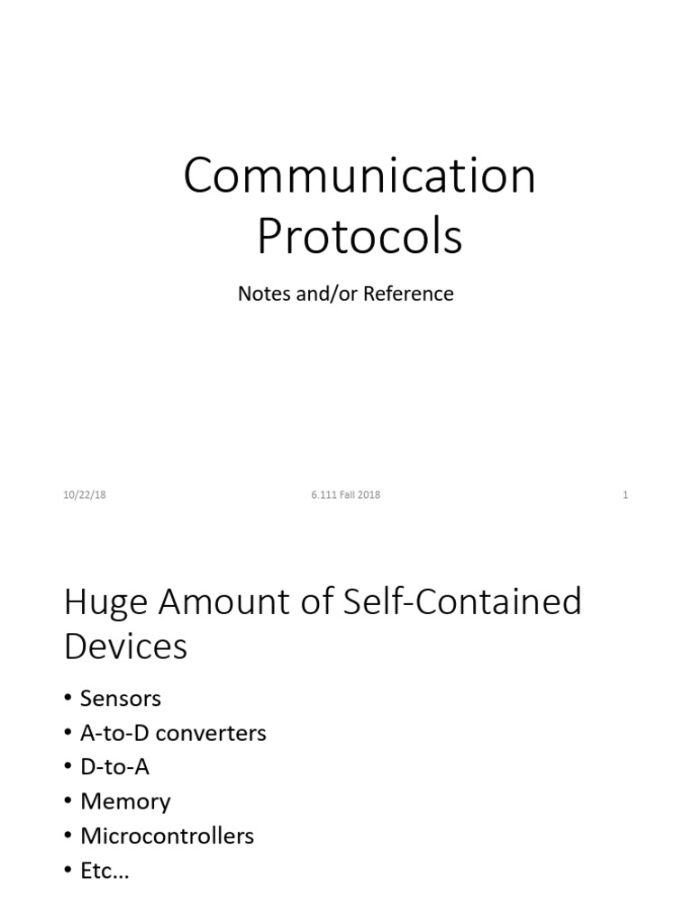 Communication Protocols for Sensors | PDF | Usb | Accelerometer
