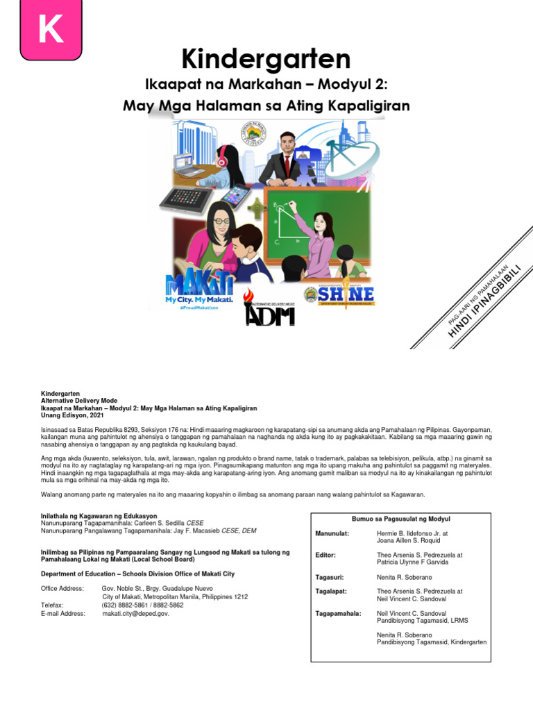 Kindergarten q4 Mod2 Ver2.0 | PDF