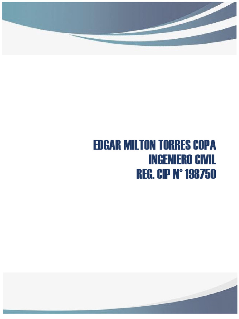 Perfil Profesional de Edgar Torres Copa | PDF | Autodesk Revit | Perú