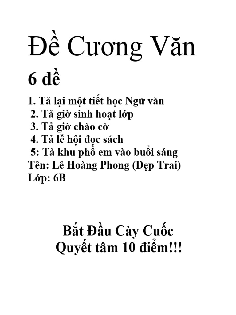 De Cuong Van | PDF