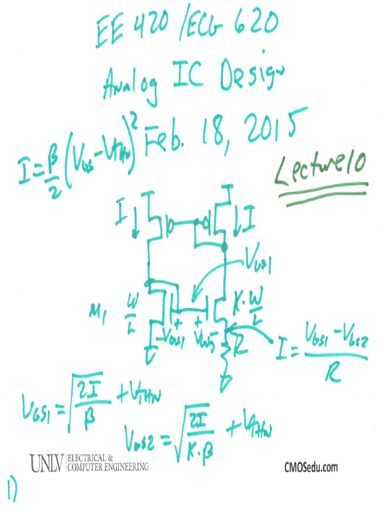 Lec10 Ee420 Ecg620 | PDF