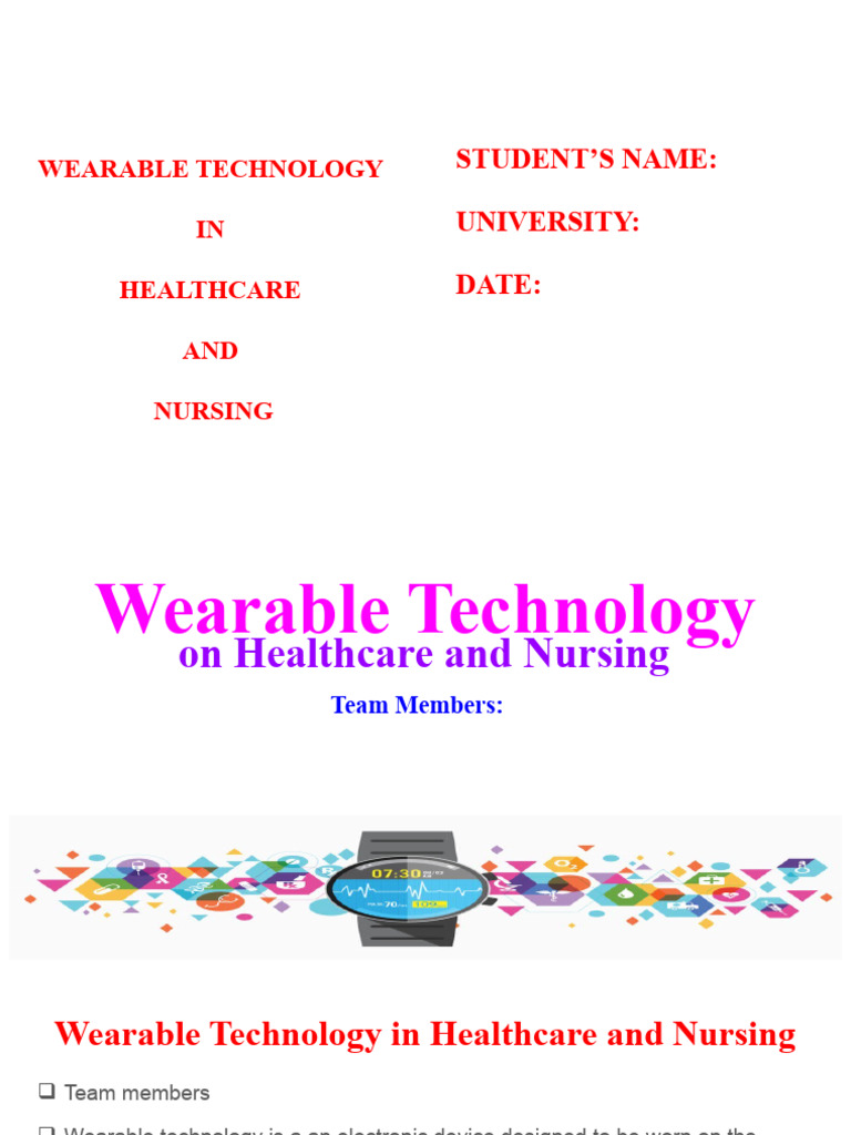 0rder248-WearableTechnology-WEEK5 Part 2 | PDF | Wearable Technology | Health Care