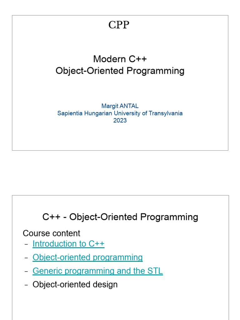 C++ Programming for Students | PDF | C++ | Class (Computer Programming)