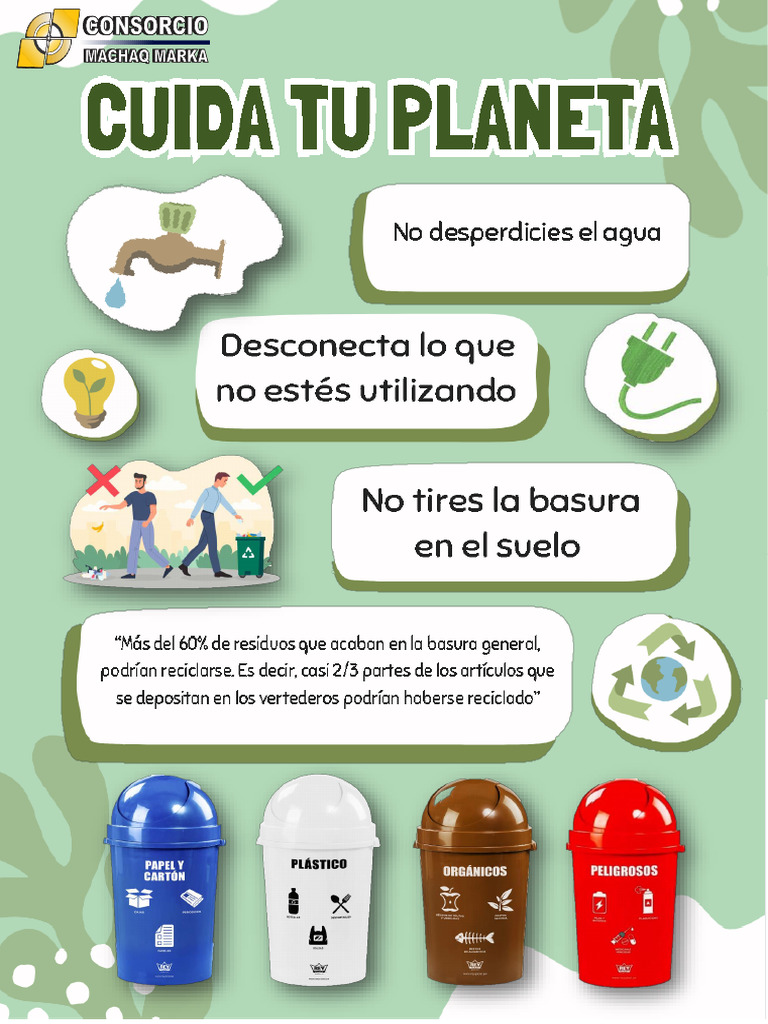 Afiche Del Cuidado Del Planeta_febrero | PDF