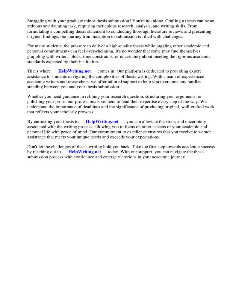 Ucd Graduate Minor Thesis Submission Form | PDF | Thesis | Protein ...