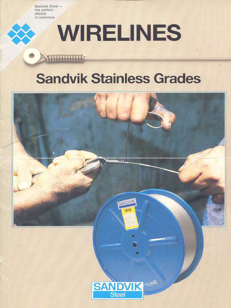 76 Sandvik Slickline Wire Brochure 1997 | PDF
