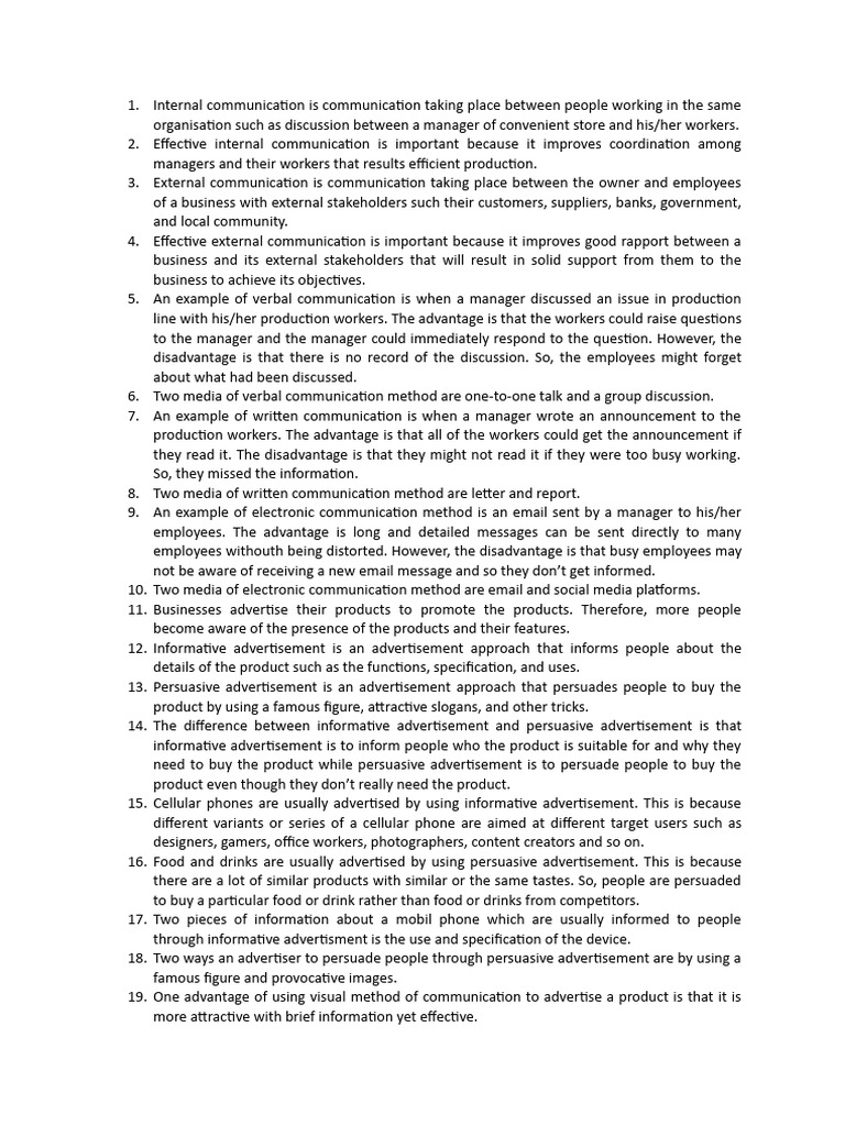 Grade 8 - Enterprise | PDF | Communication | Advertising