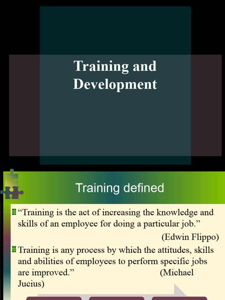 Training & Development | PDF | Business | Psychology