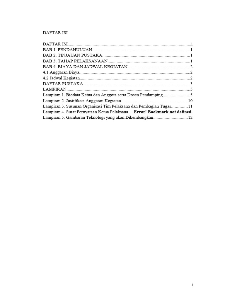 Template Proposal - PKM-KC (2023) | PDF