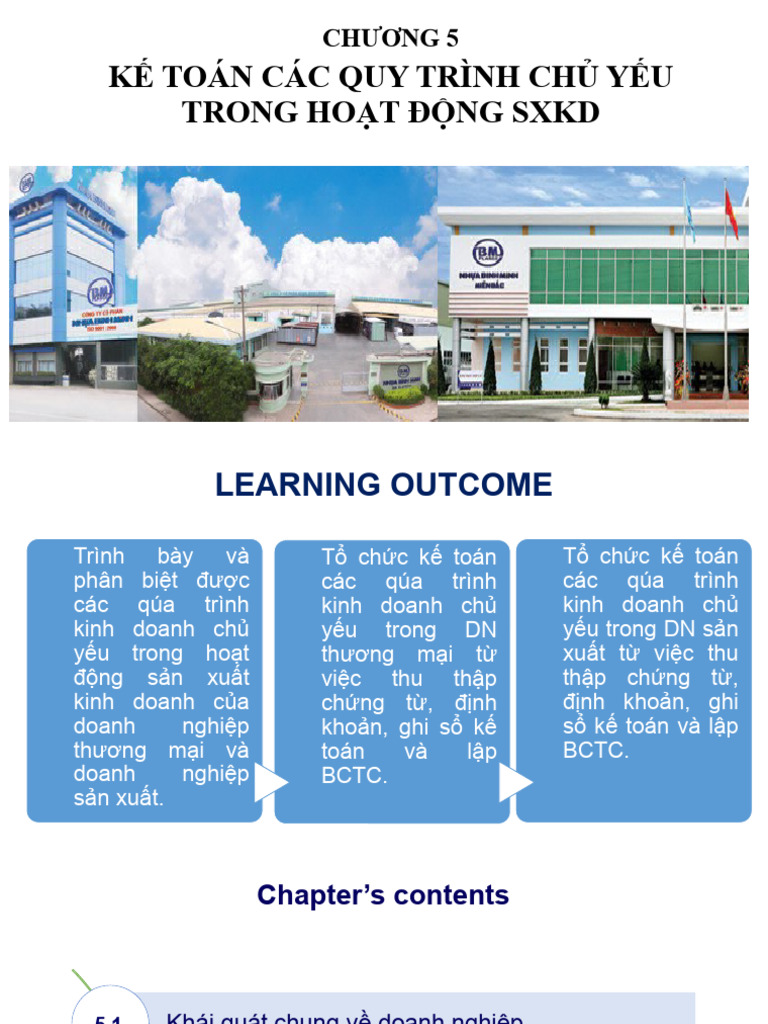 Chương 5 - Kế Toán Các Quy Trình Chủ Yếu - N2021-NLKT | PDF