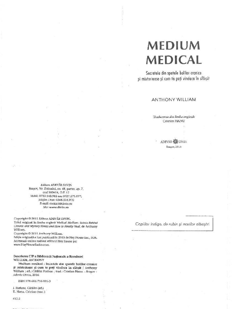Anthony William - Medium Medical | PDF