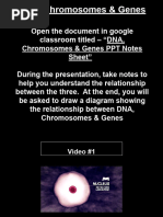 Year 9 Genes and Inheritance Slide 1 | PDF | Gene | Dna