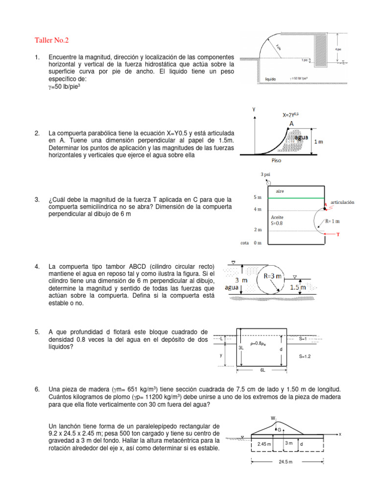 3 - TALLER MF FSCEC Mar-2024 | PDF | Mecánica | Física