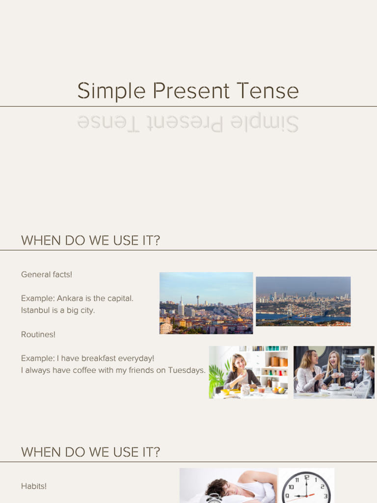 Understanding Simple Present Tense | PDF