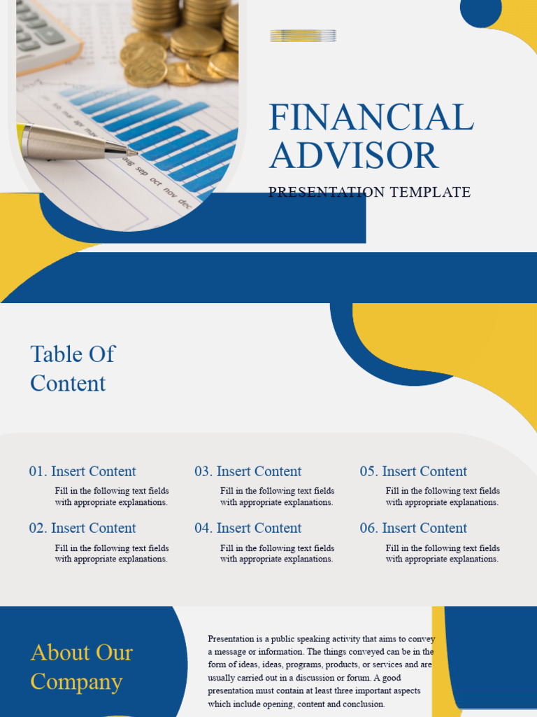Blue Geometric Finance Company Profile Presentation | PDF | Communication