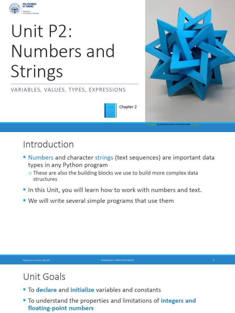 Unit P2 - Numbers and Strings | PDF | Rounding | Parameter (Computer Programming)