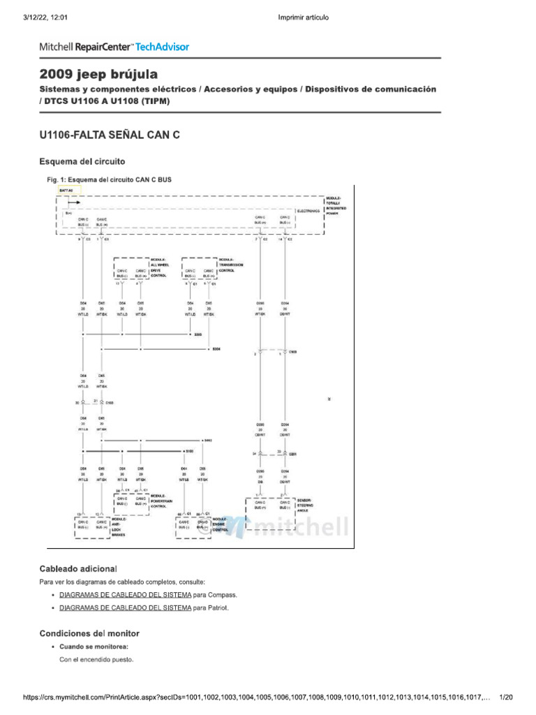 Toyota Jeep U1106-U1108 Overview | PDF