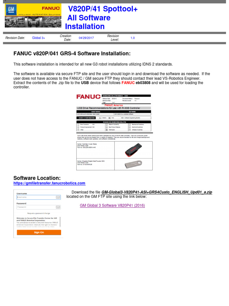 GM Global 3 ASI Install Procedure-v820P41Rev1.0 | PDF | File Transfer Protocol | Software