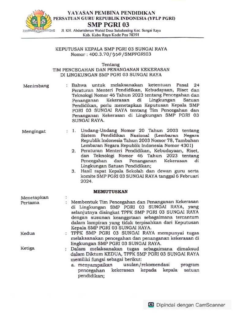 SK TPPK SMP - Compressed | PDF