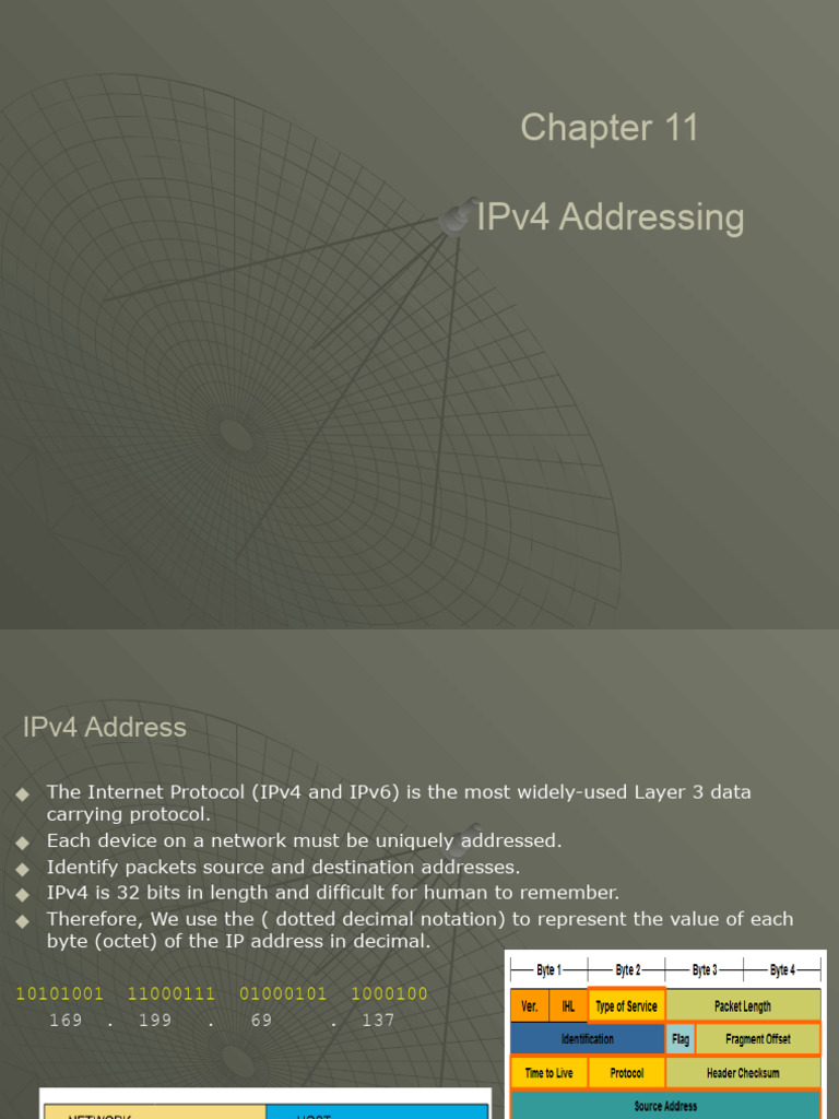 CCNA1-CH11-IPV4 Addressing-New | PDF | Ip Address | Computer Network
