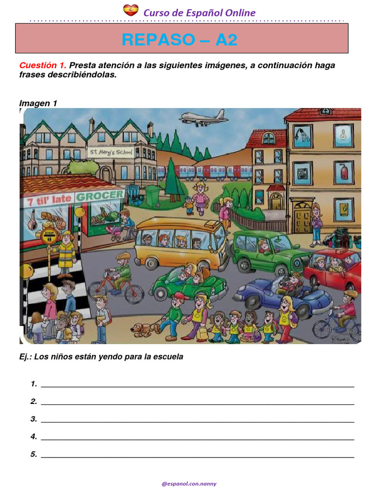 Repaso A2 | PDF | Verbo | Gramática