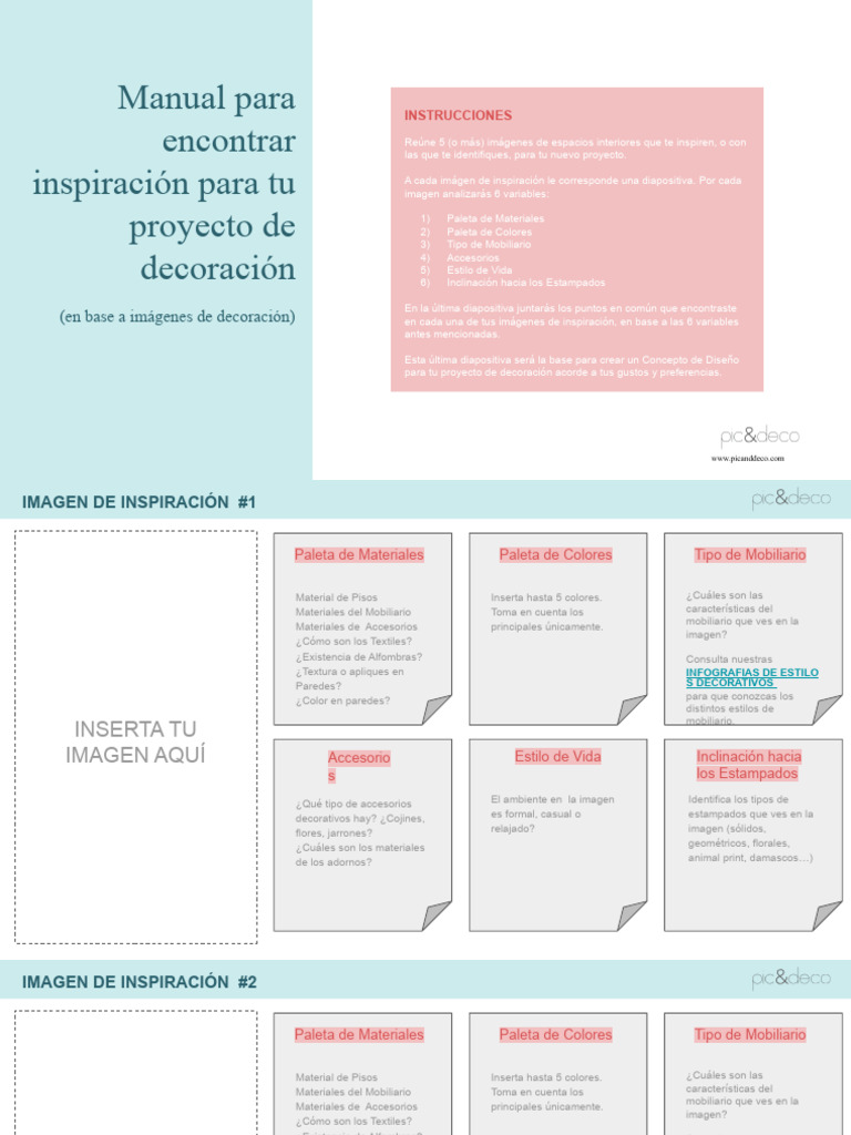 Manual para Crear Un Concepto de Diseño para Tu Proyecto de Decoración ...