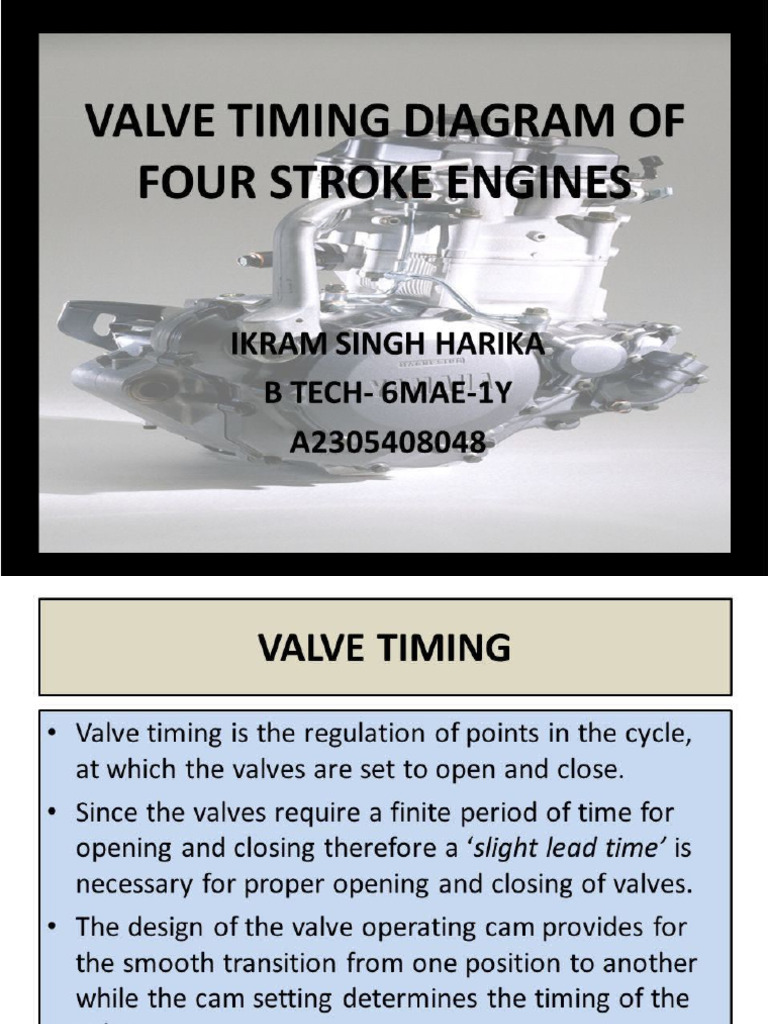 Valve Timing | PDF